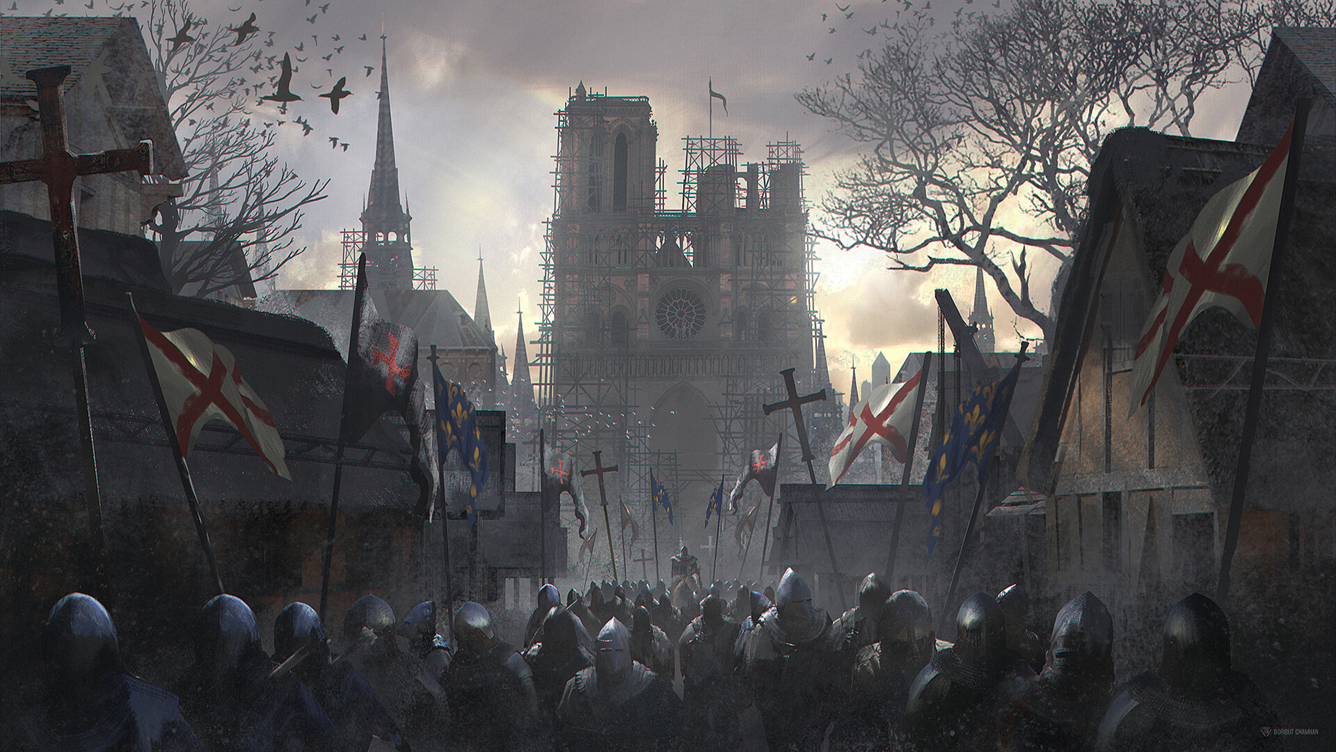 Paris 1189 AD by Borisut Chamnan : r/ImaginaryKnights