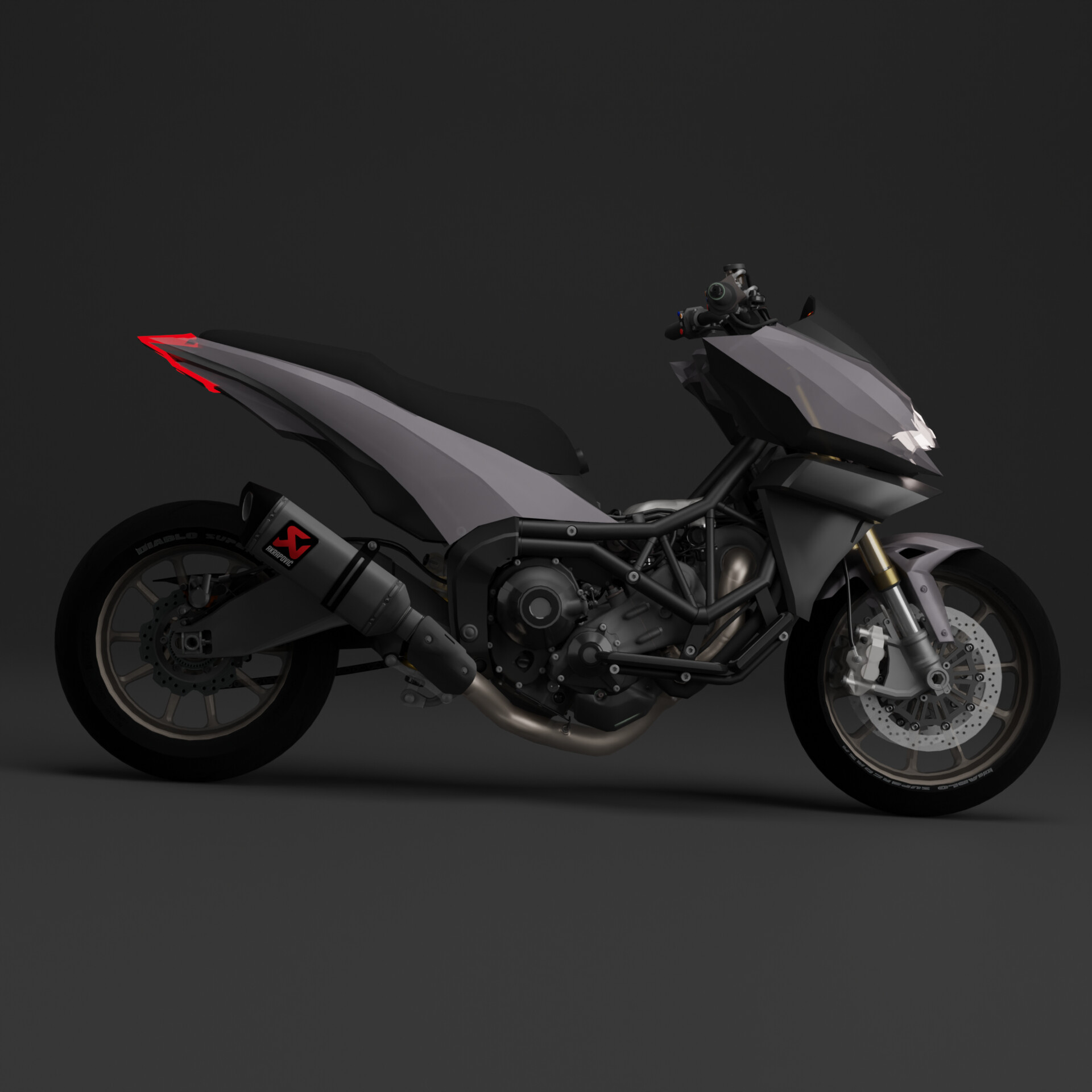 ArtStation - Super Scootic, 1L 3 cylinder Turbo Engine