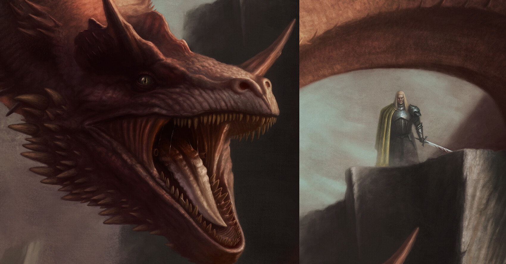 Rui Gonçalves - Daemon Targaryen & Caraxes