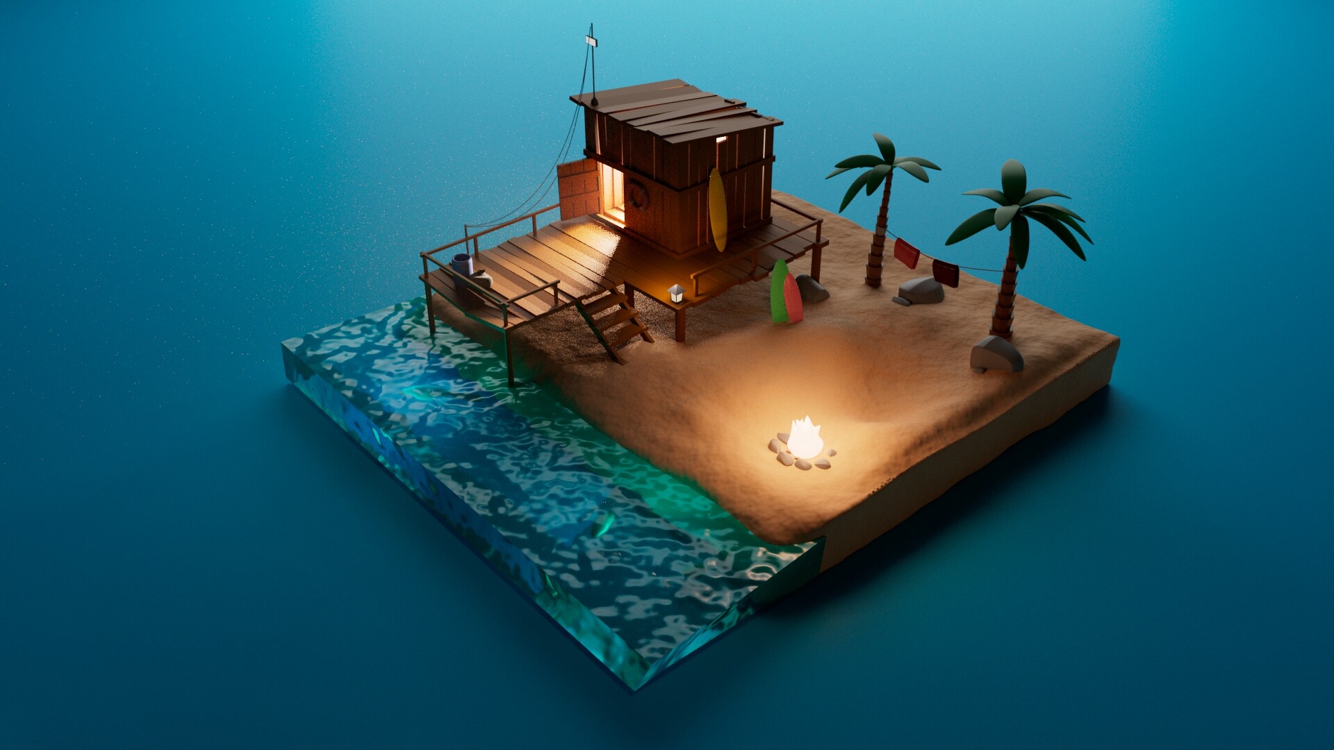 ArtStation - Beach House