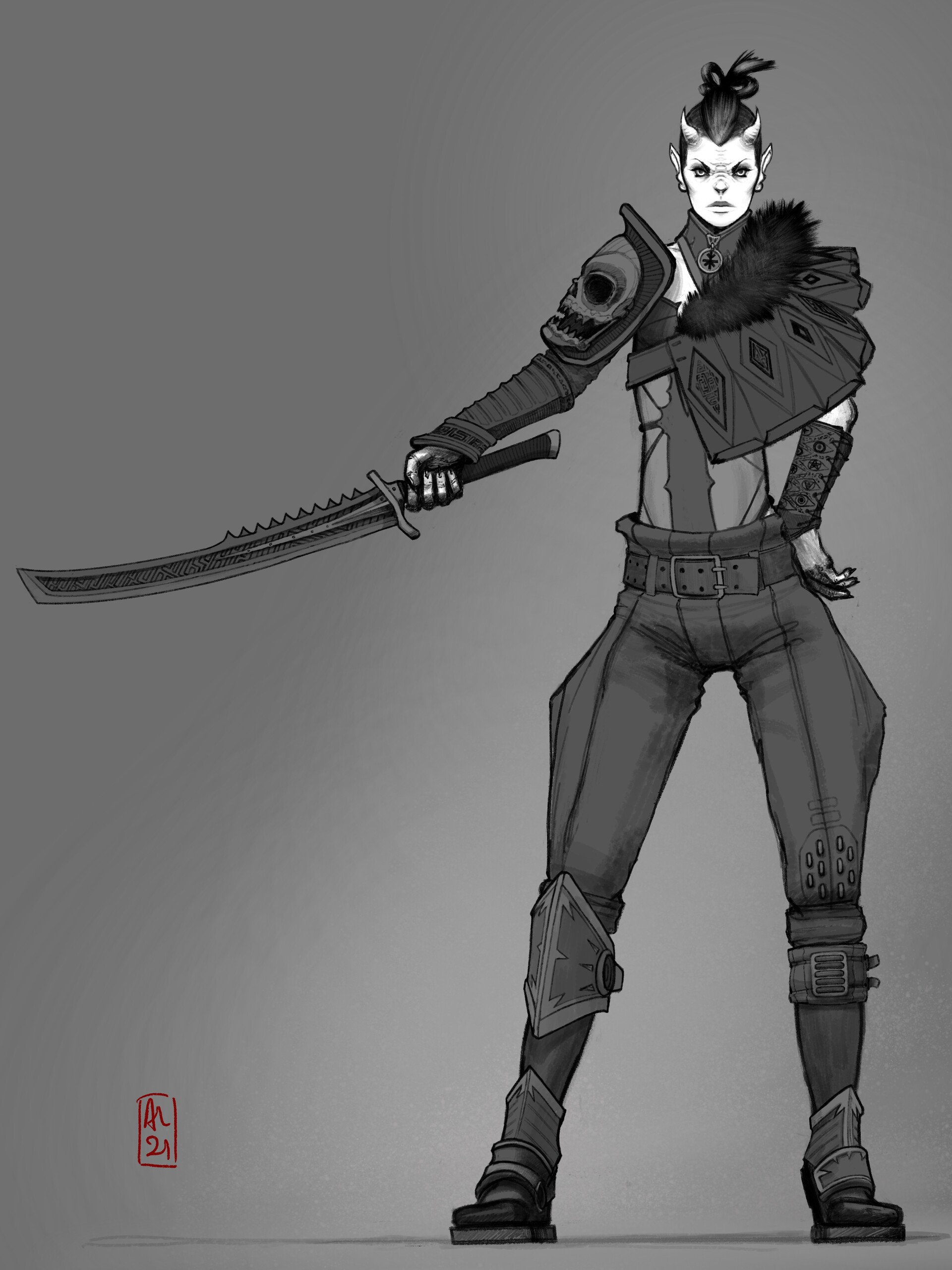 ArtStation - Demon Guard