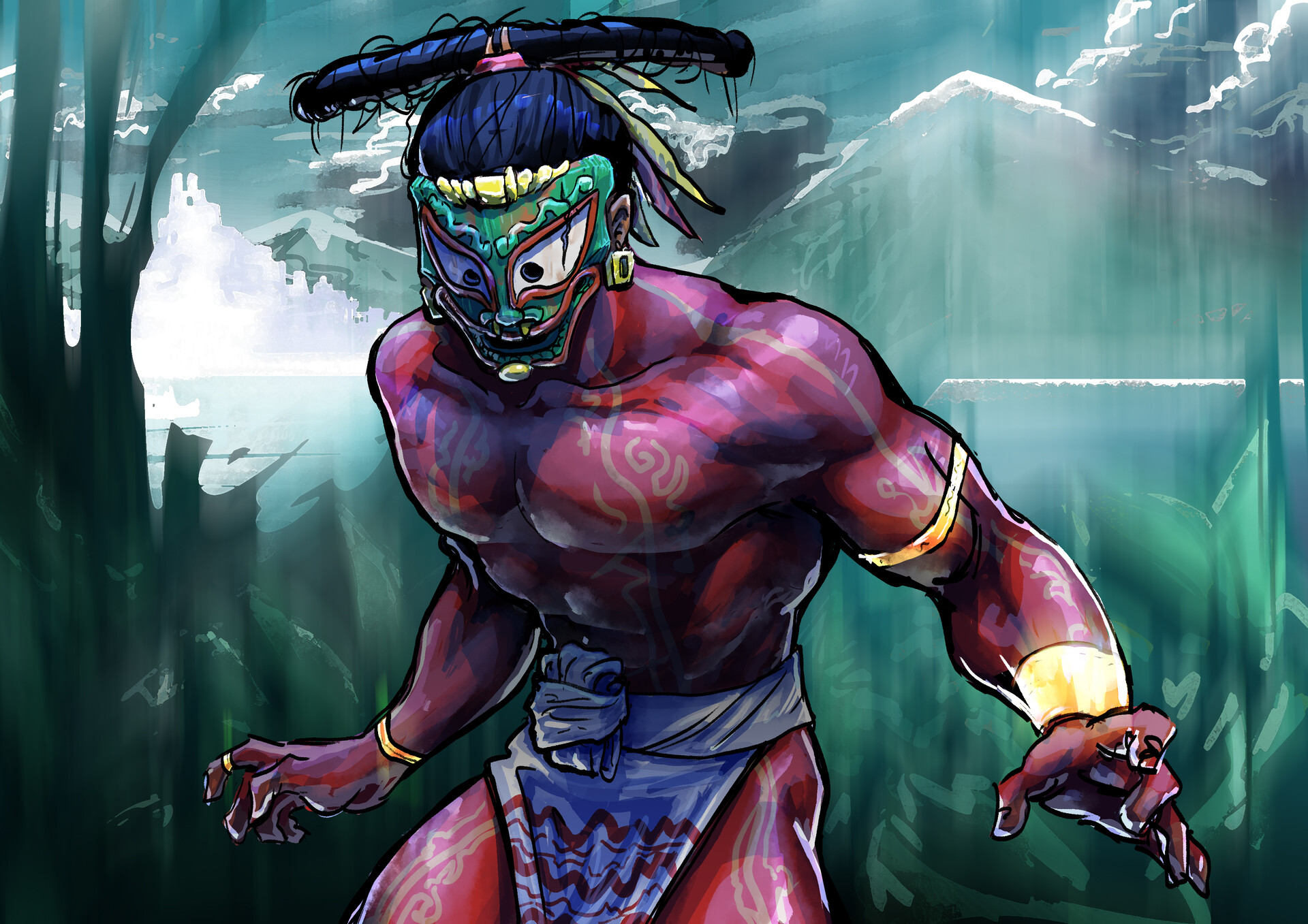 ArtStation - Aztecas characters