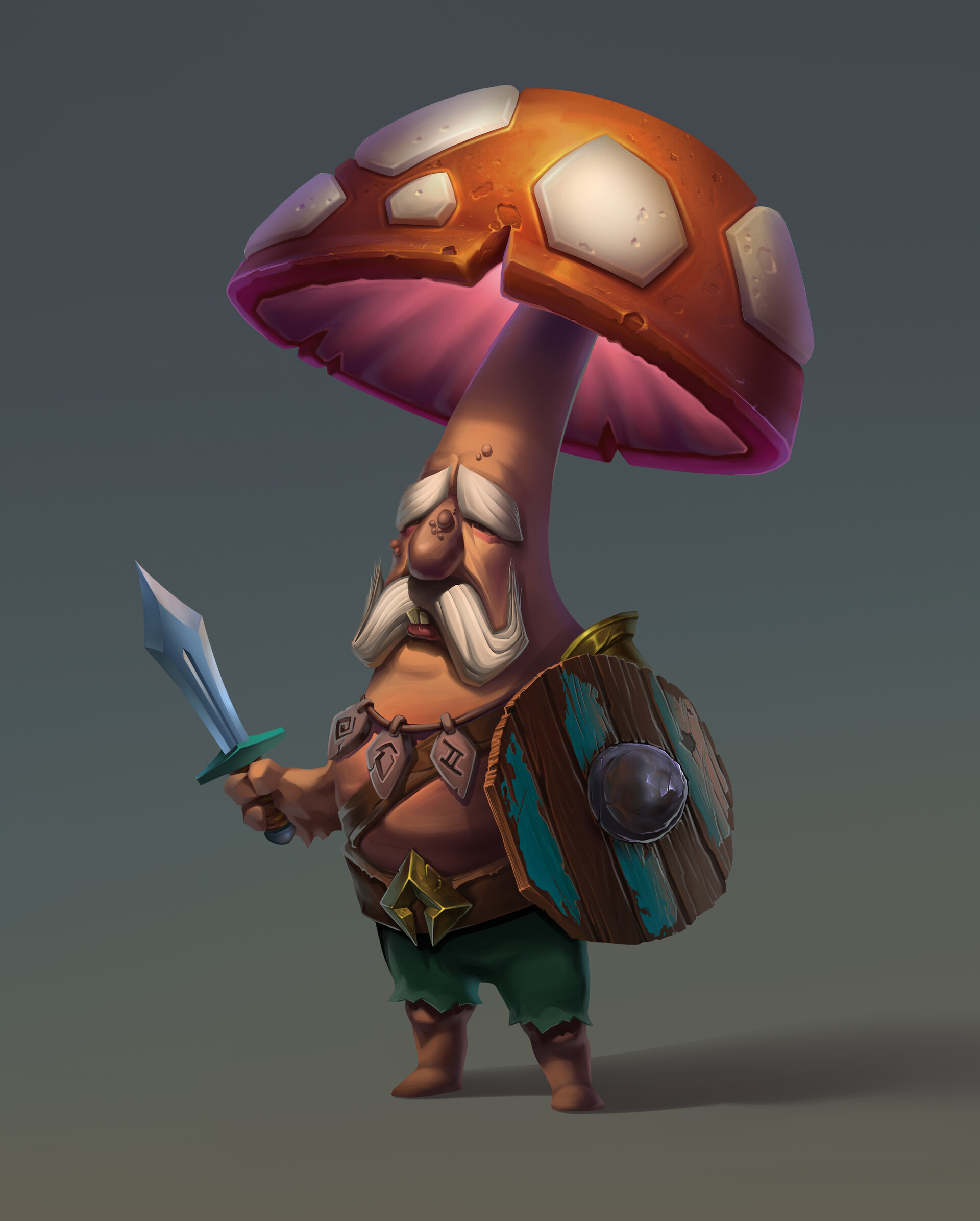 ArtStation - Mushroom warrior