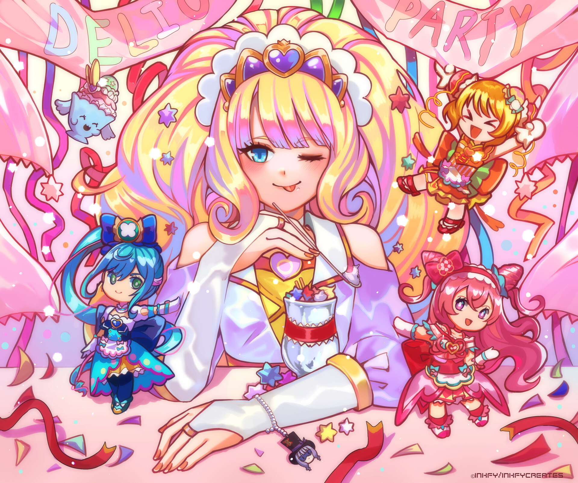 Inkfy (Lex W.) - Cure Finale - Delicious Party Precure - [Fanart]