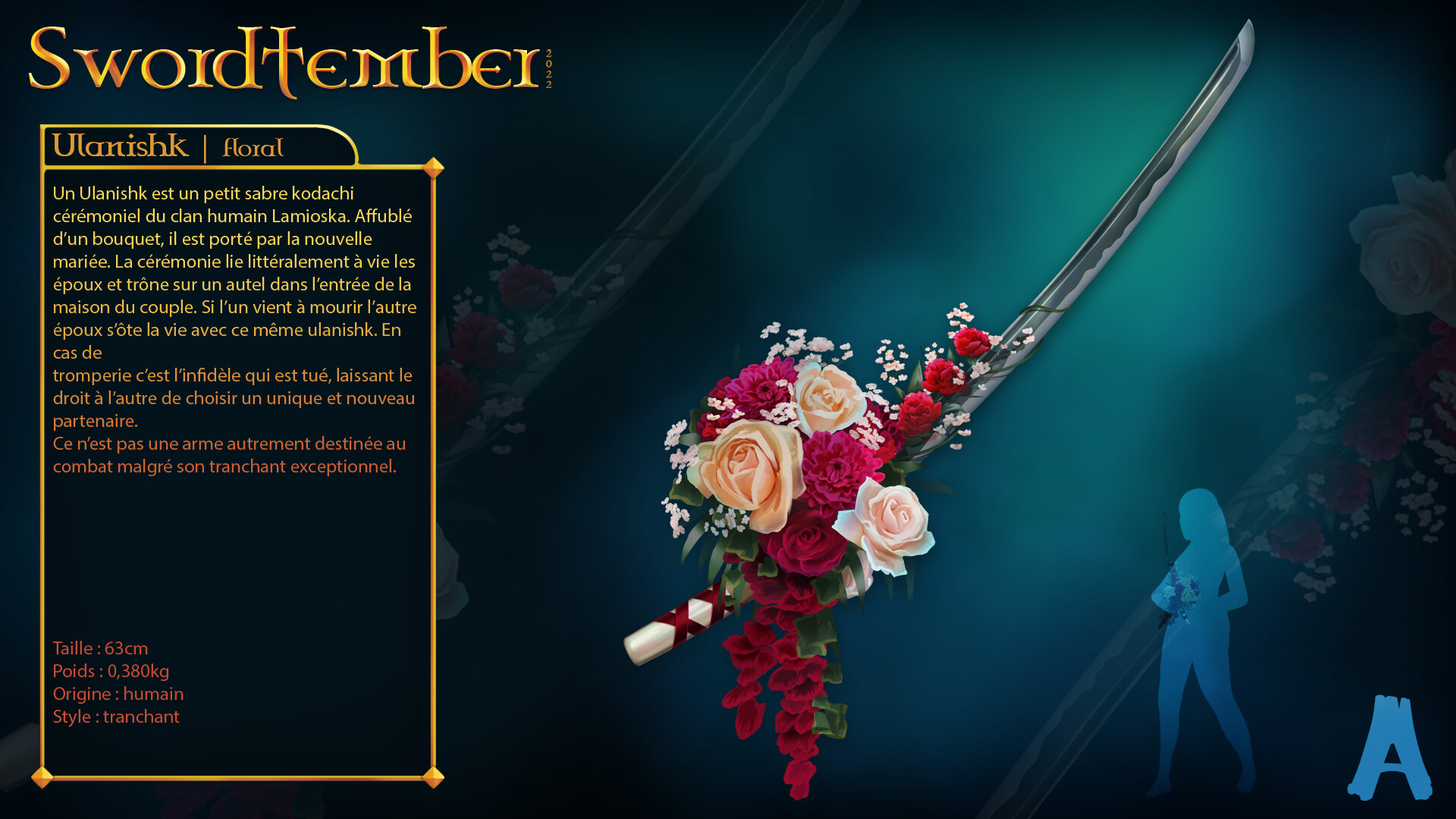 Glawdys Hodiesne - SWORDTEMBER 2022 - Sword concepts