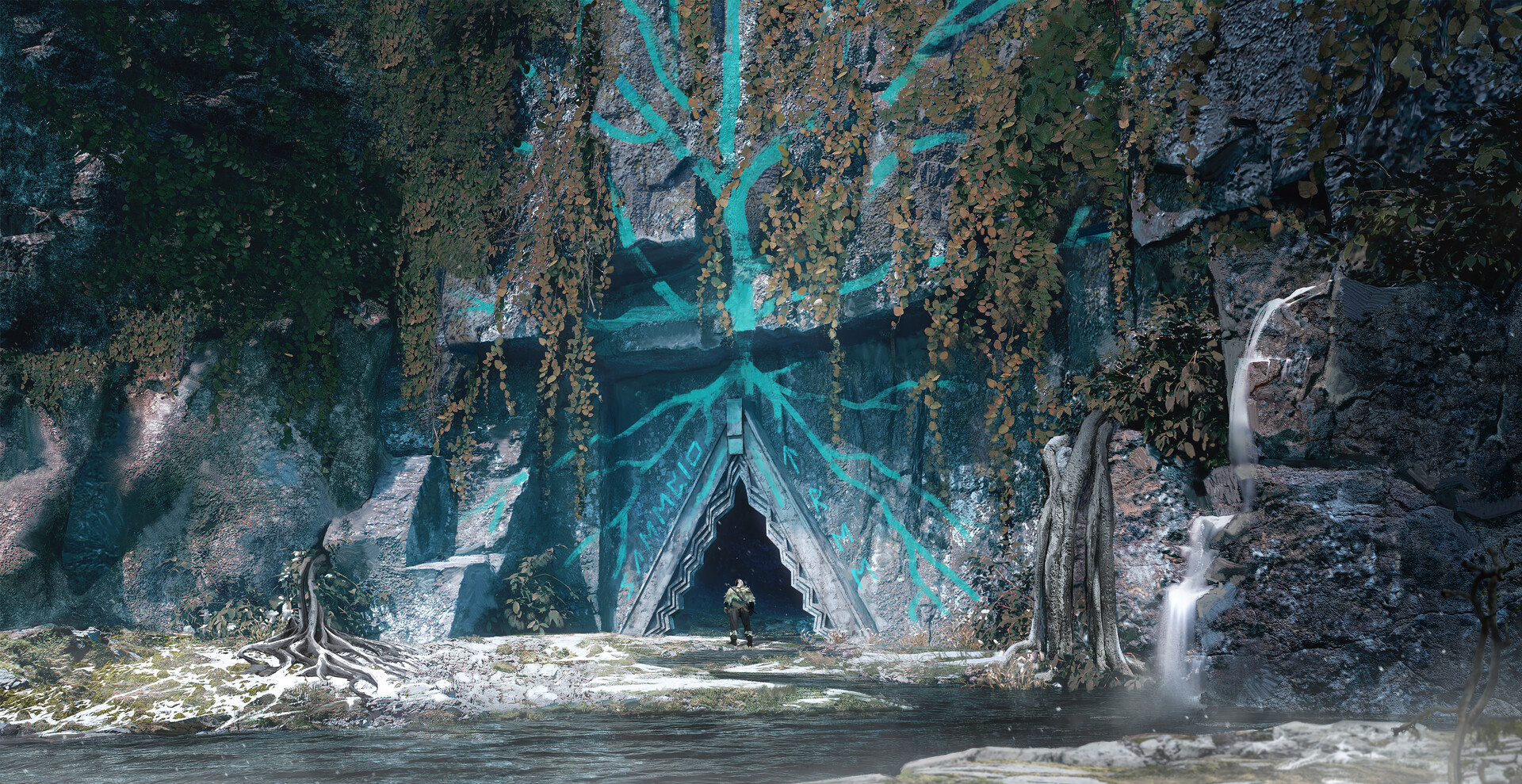 ArtStation - Alder's Bane - Temple Entrance Concept