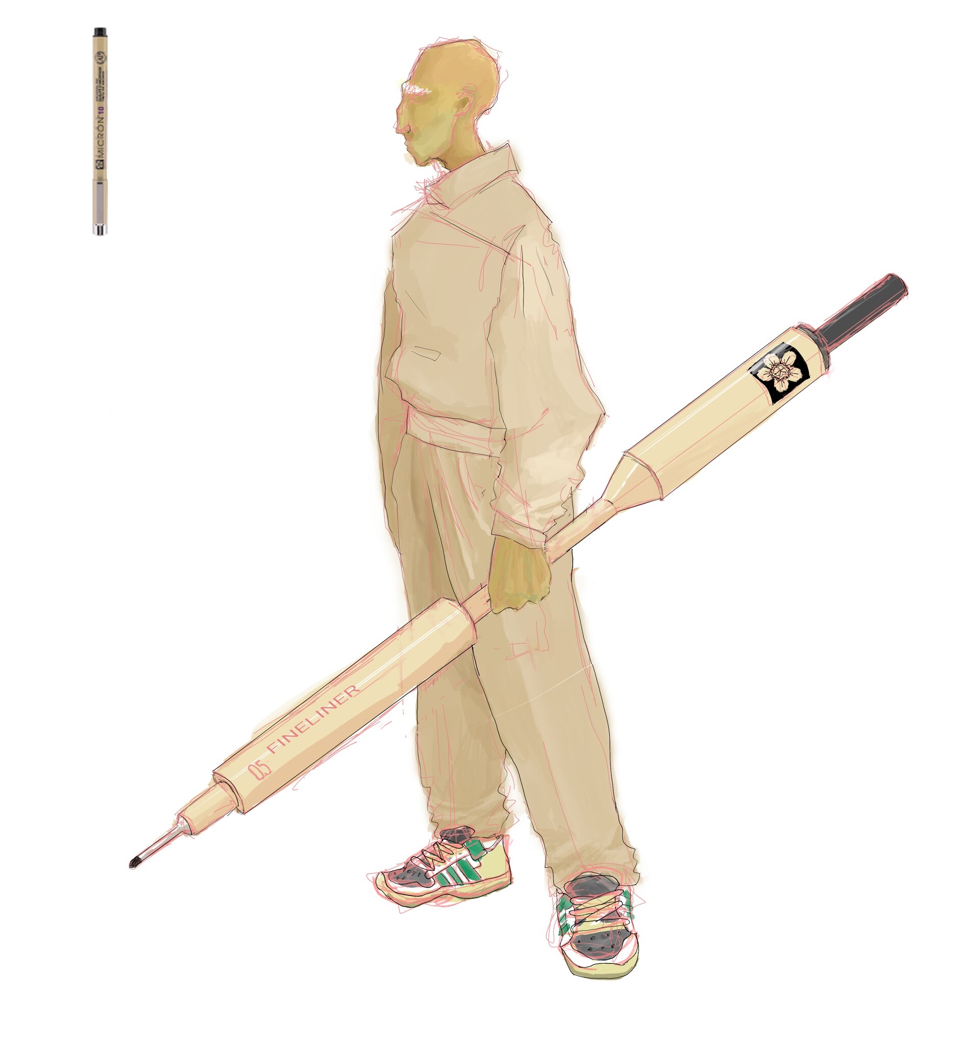 ArtStation - Micron Pen Character