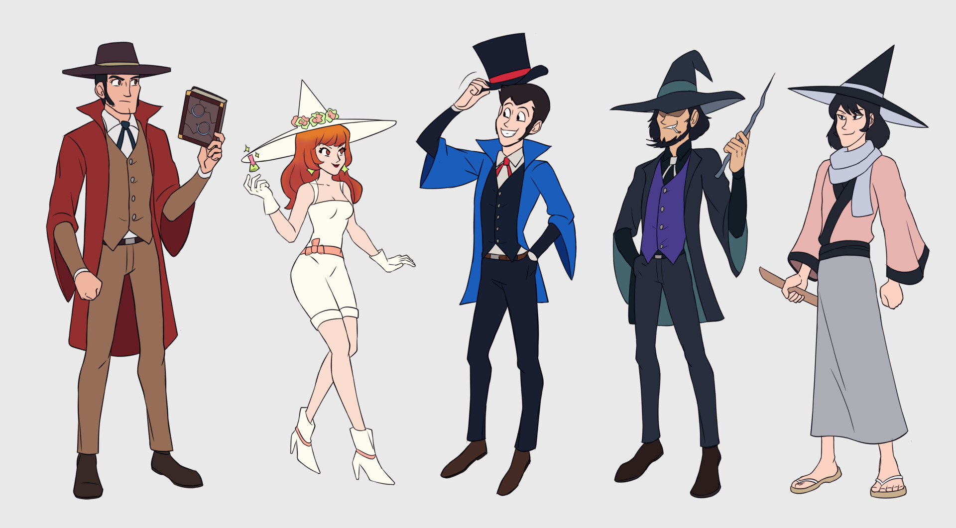 ArtStation - Lupin characters redesign