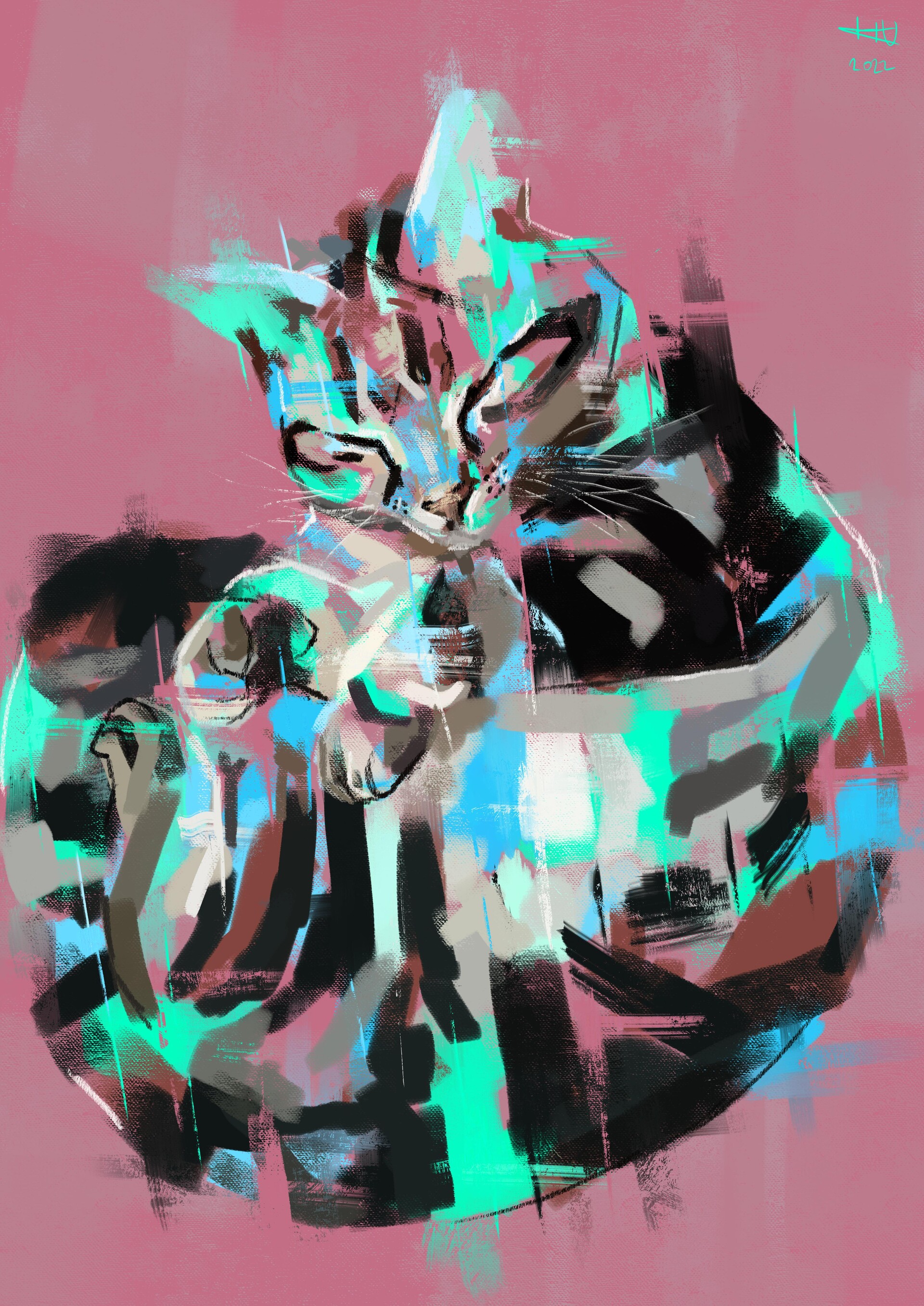 ArtStation - Cyber Cat