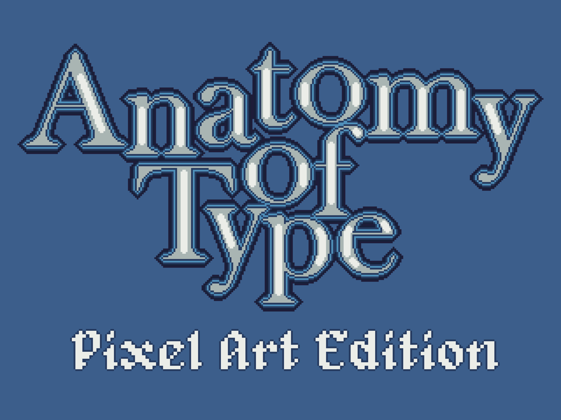 ArtStation - My Anatomy of Type Pixel Art Book - Images