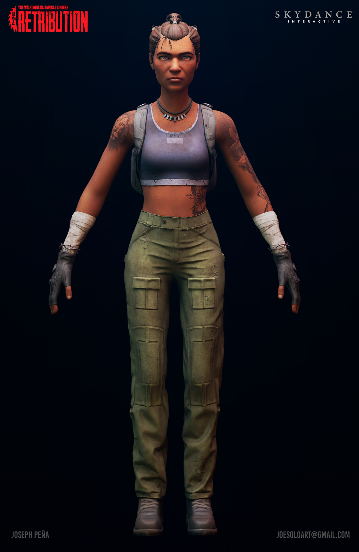 Joe Solo - TWD Saints and Sinners Chapter 2 - Barnes Low Poly- 2022
