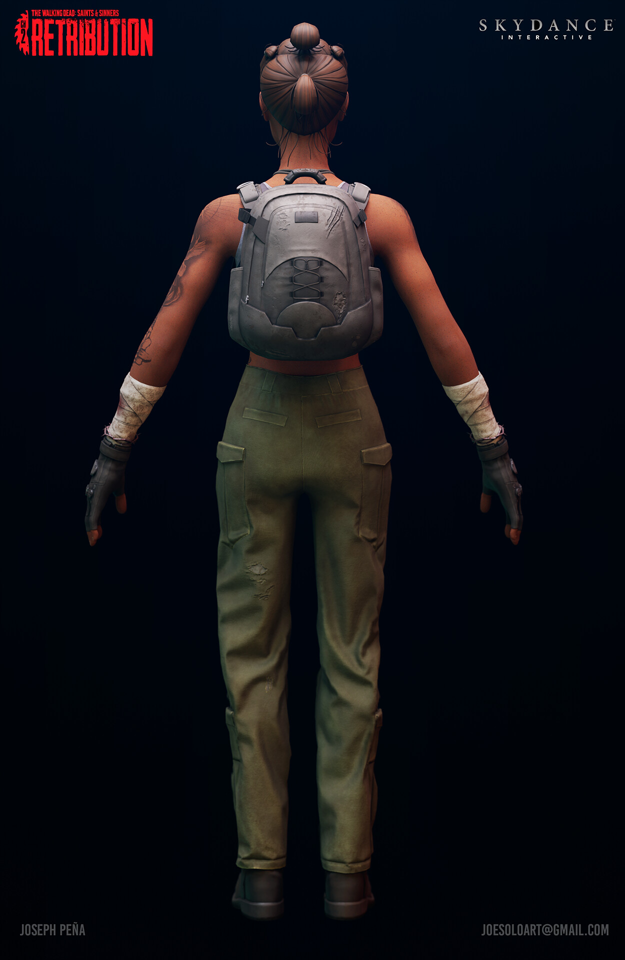 Joe Solo - TWD Saints and Sinners Chapter 2 - Barnes Low Poly- 2022