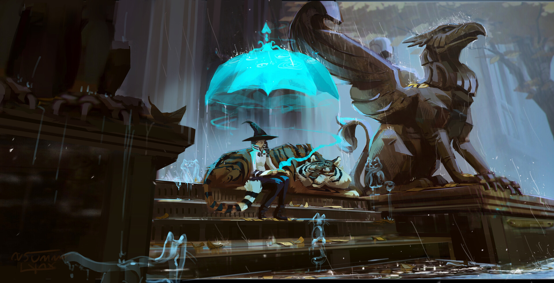 ArtStation - Rainy Day Magic