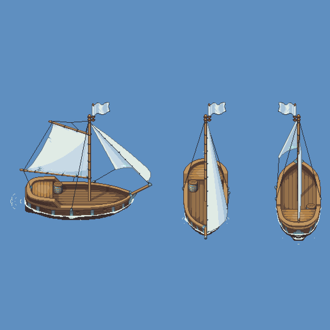 ArtStation - Sloop Ship for Chronicles of Meranthe