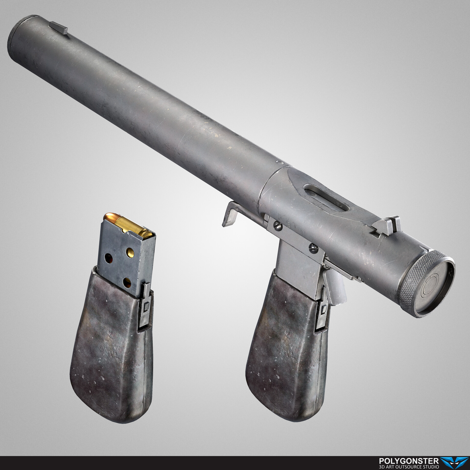 Polygonster Studio - Welrod Mk 2