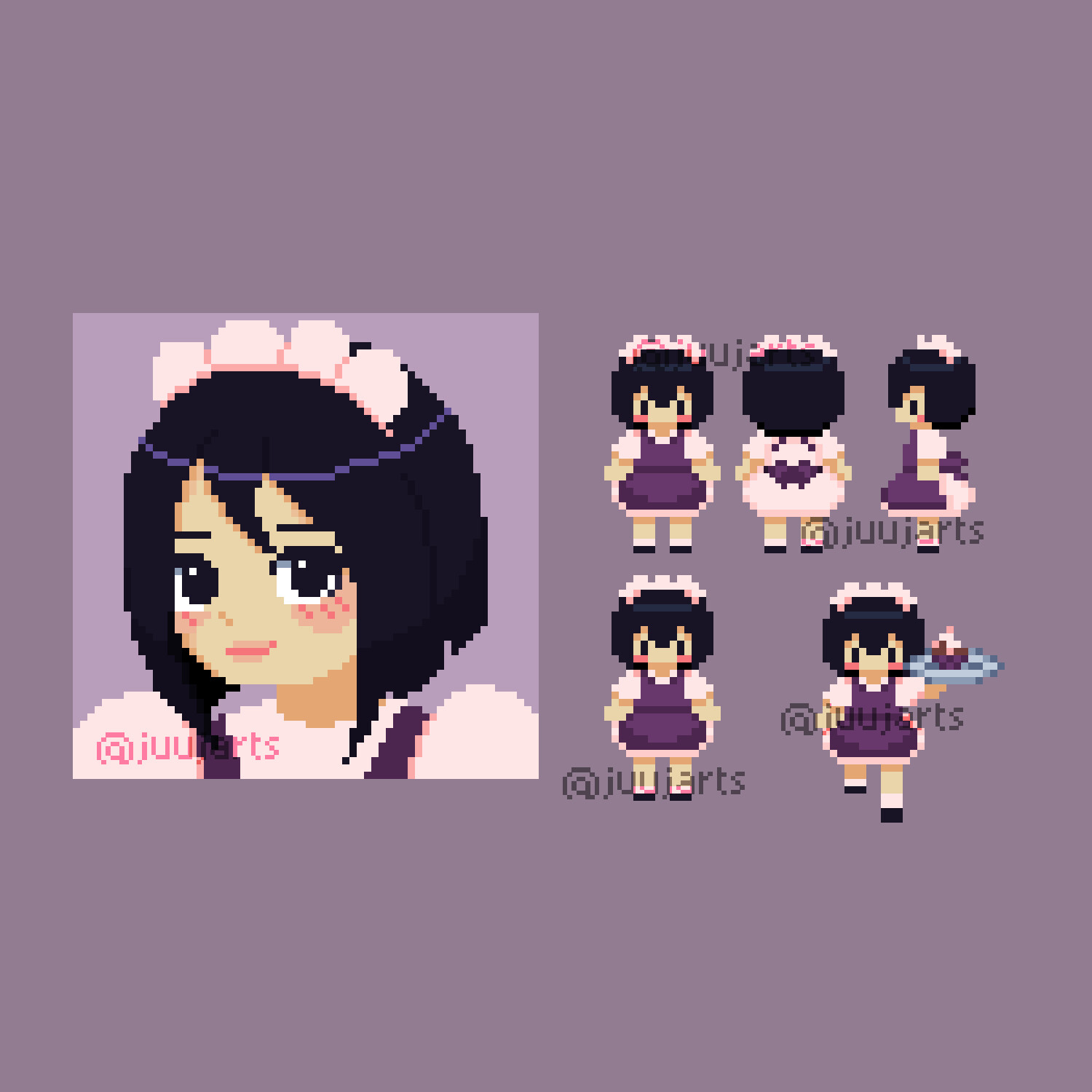 ArtStation - Maid walk cycle