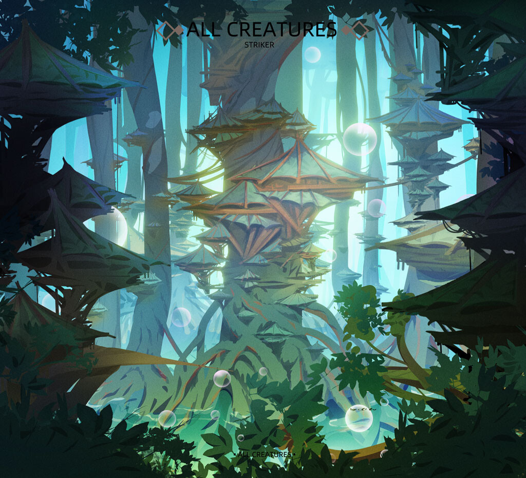 ArtStation - Wood City 木之城