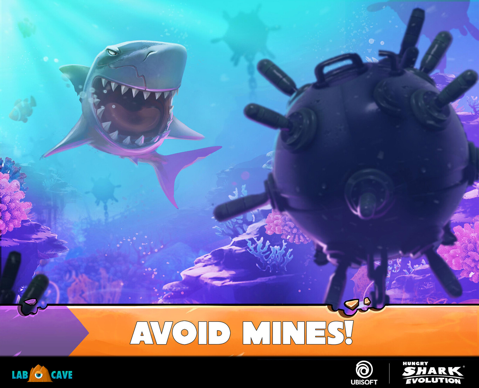 LAB CAVE - Hungry Shark Evolution - CRO assets for Google Play and ...