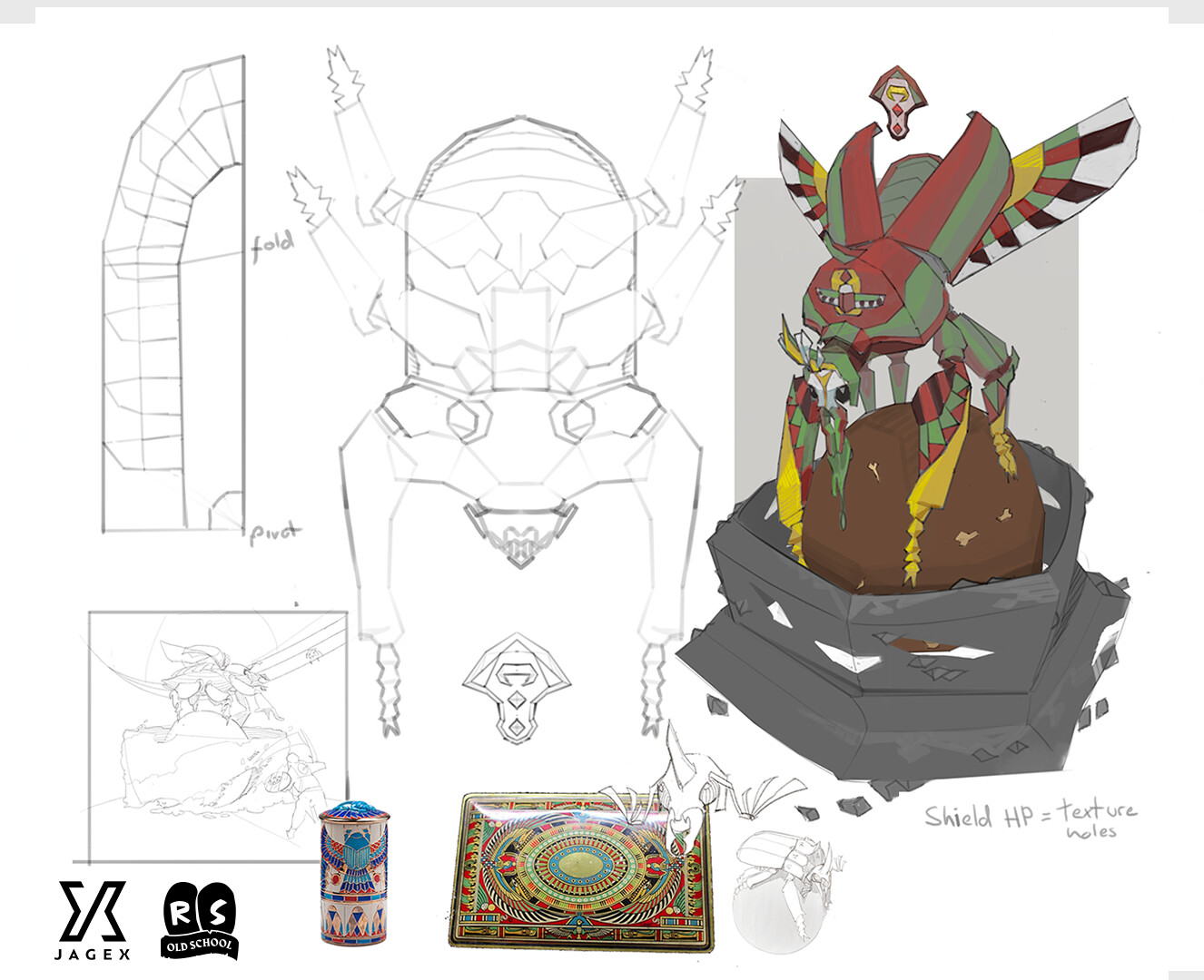 Connor Adams - OSRS - Tombs of Amascut Boss Concepts
