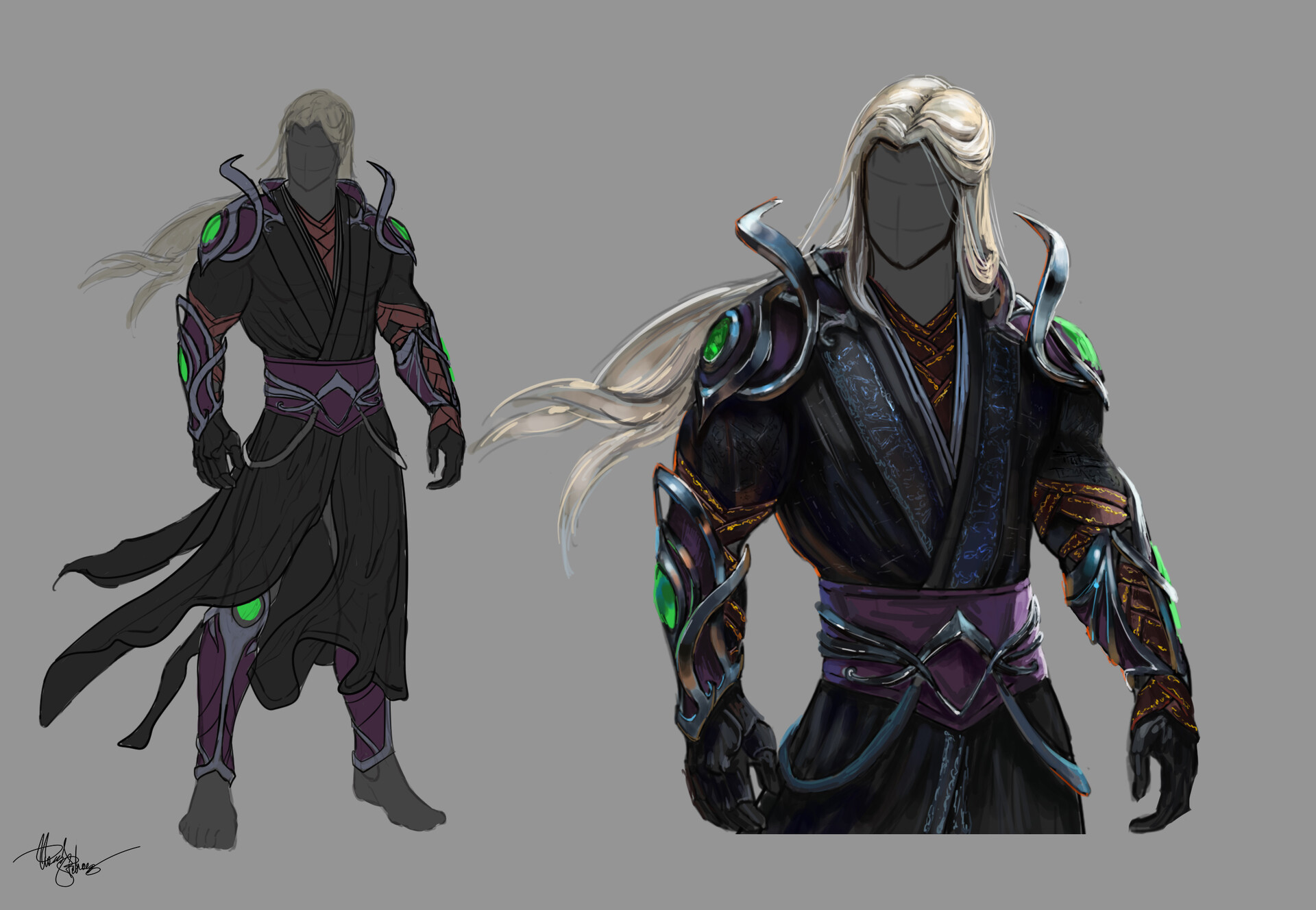 ArtStation - the god of void outfit design
