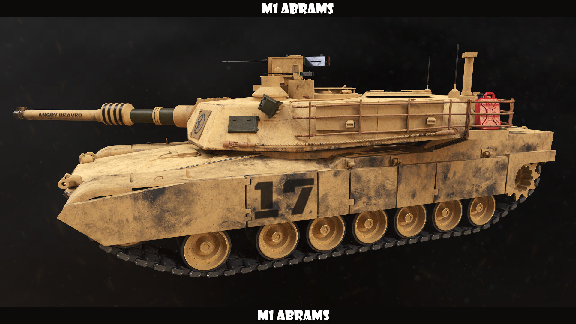 ArtStation - M1 Abrams Tank