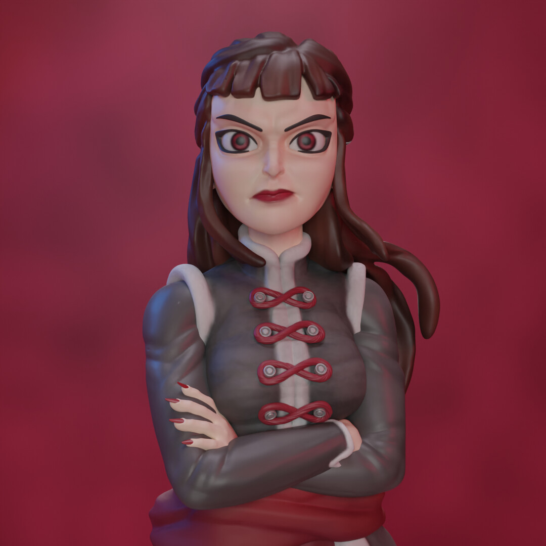 ArtStation - Female monk character sculpt