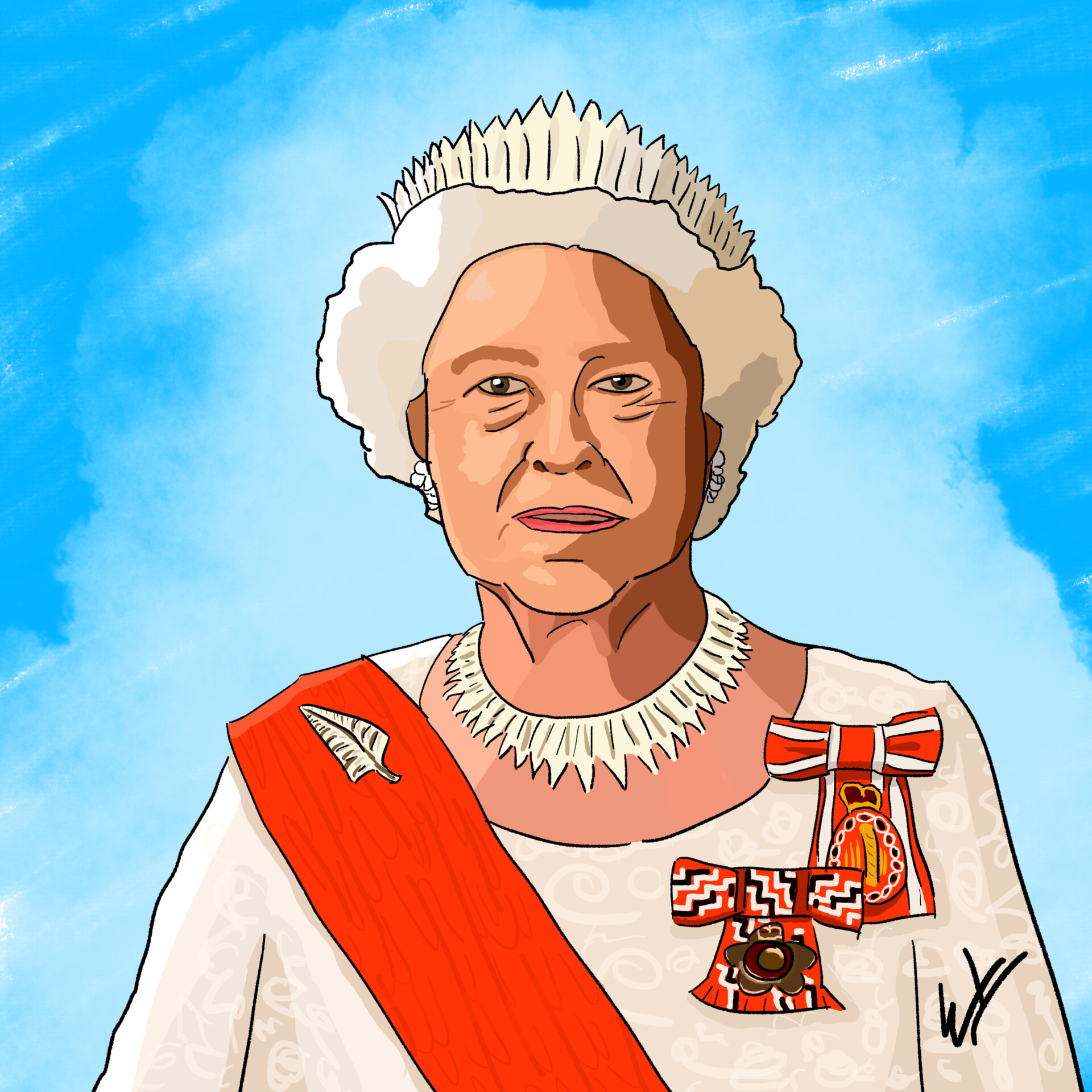 ArtStation - Queen Elizabeth II