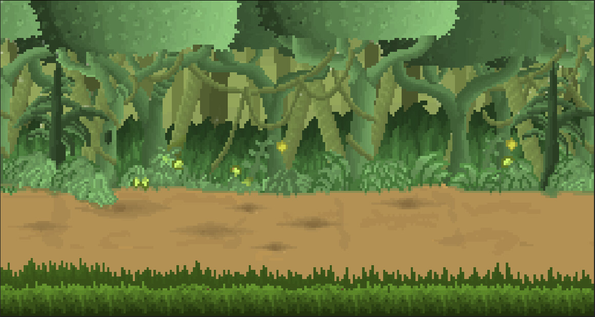 ArtStation - Environment Sprite 1 - Jungle