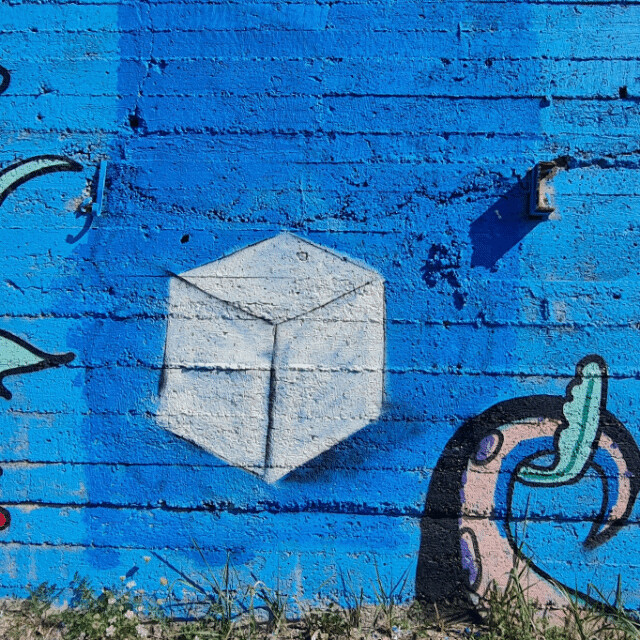 ArtStation - cube and sphere graffity animation