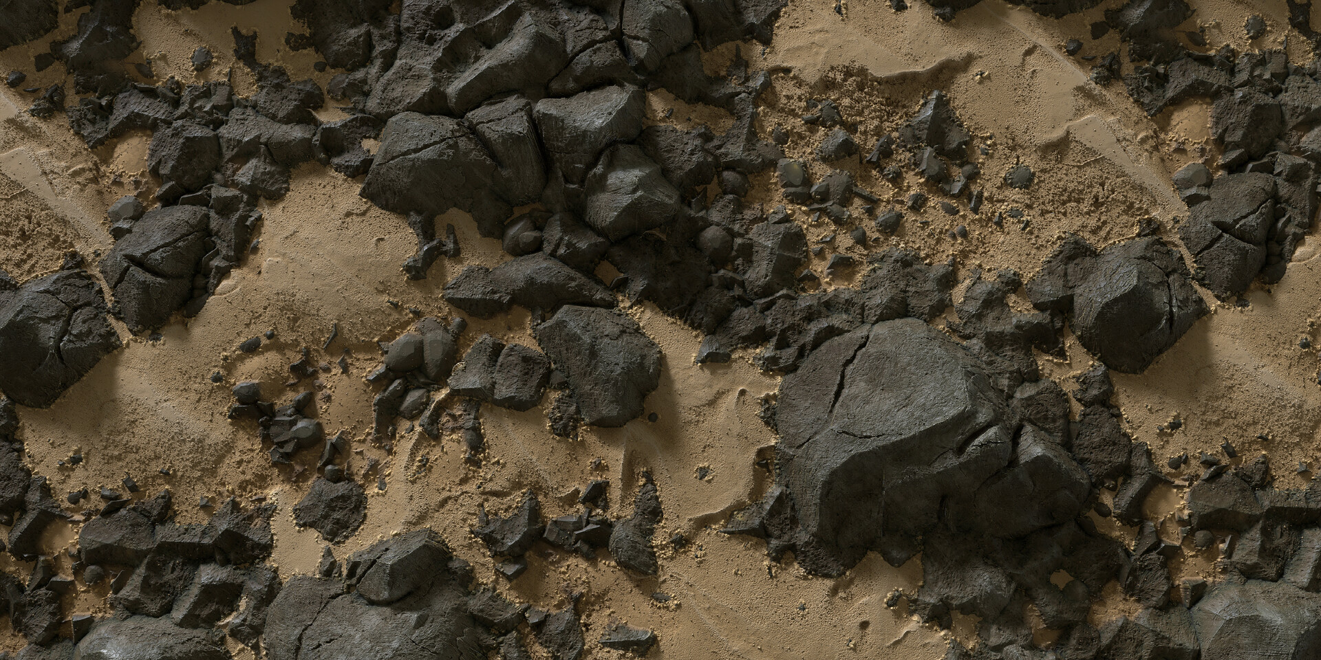 ArtStation - Substance Designer - Rocky + Sandsoil
