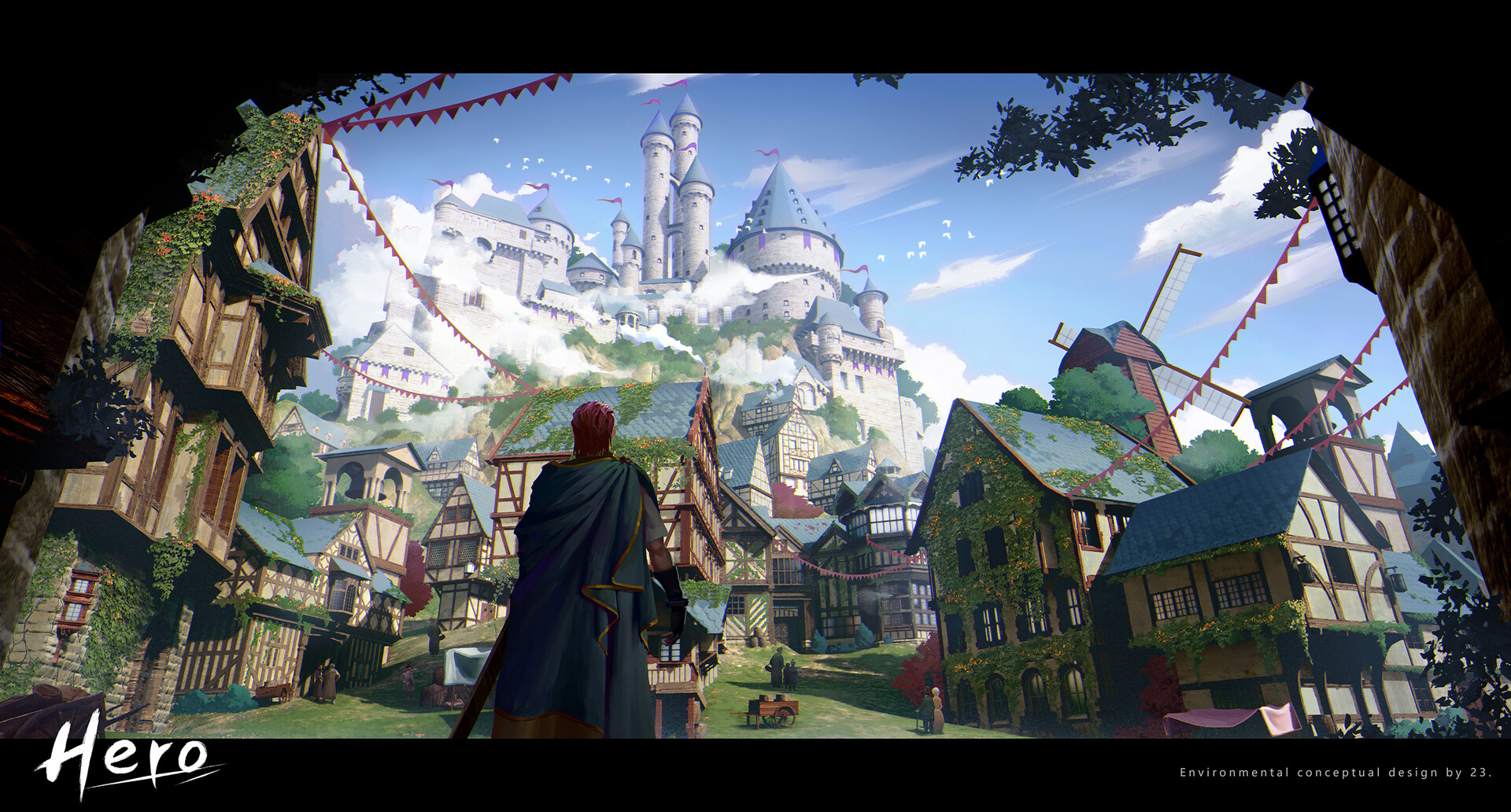 ArtStation - My hero——Return to the city