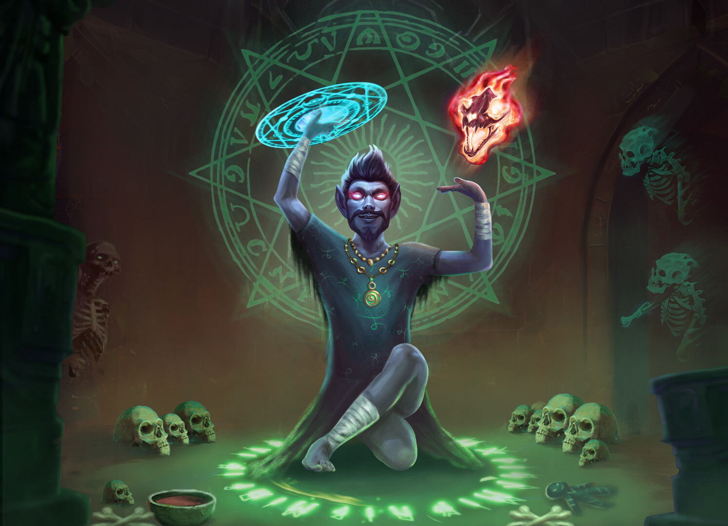 ArtStation - Dark spritual magic
