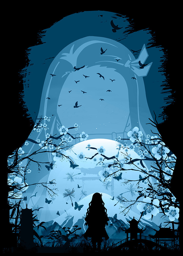 ArtStation - Nezuko Kamado Demon Slayer Kimetsu no Yaiba