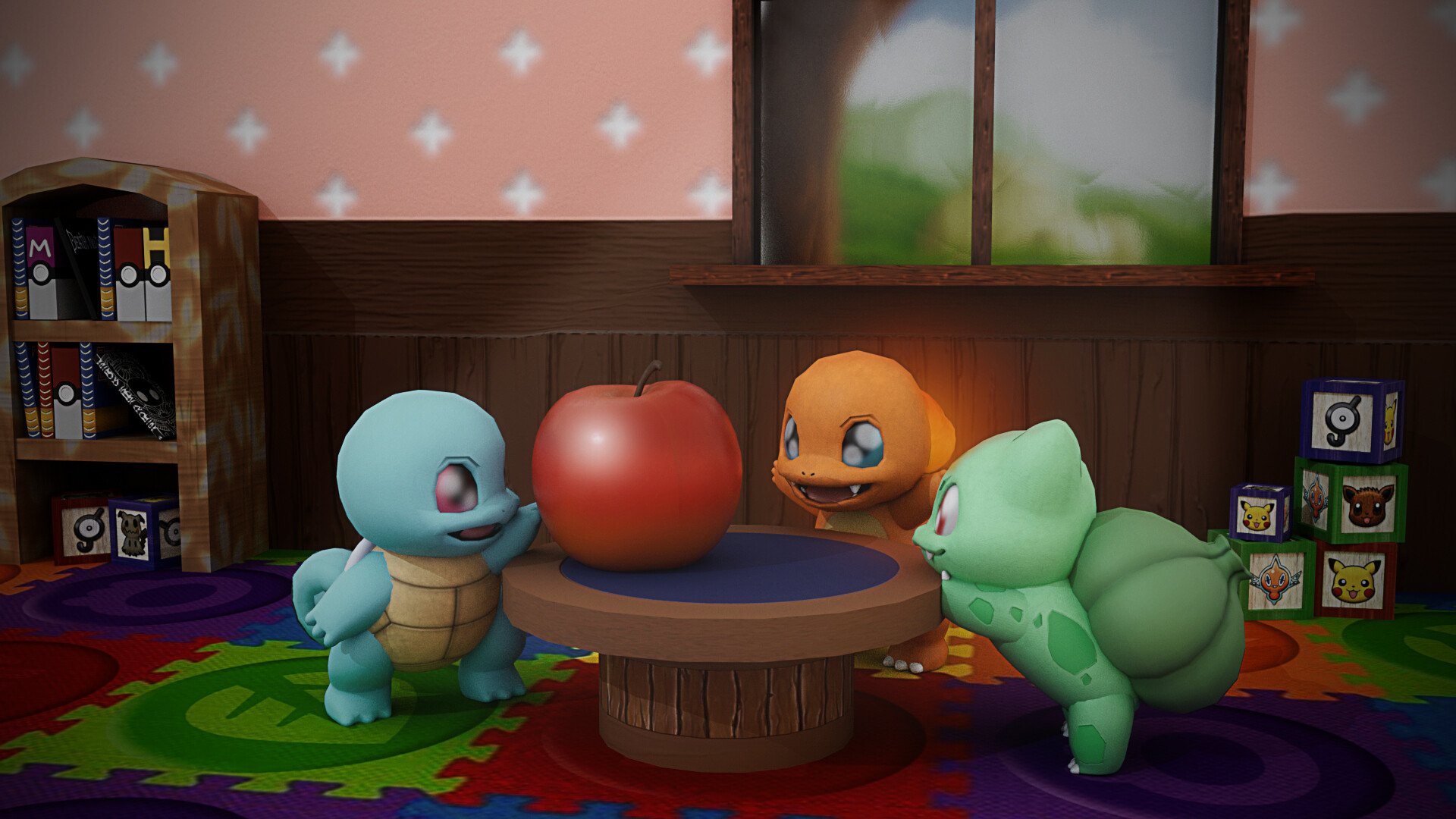 ArtStation - || 3D Modeling, Scene Composition And Texturing || Pokemon ...