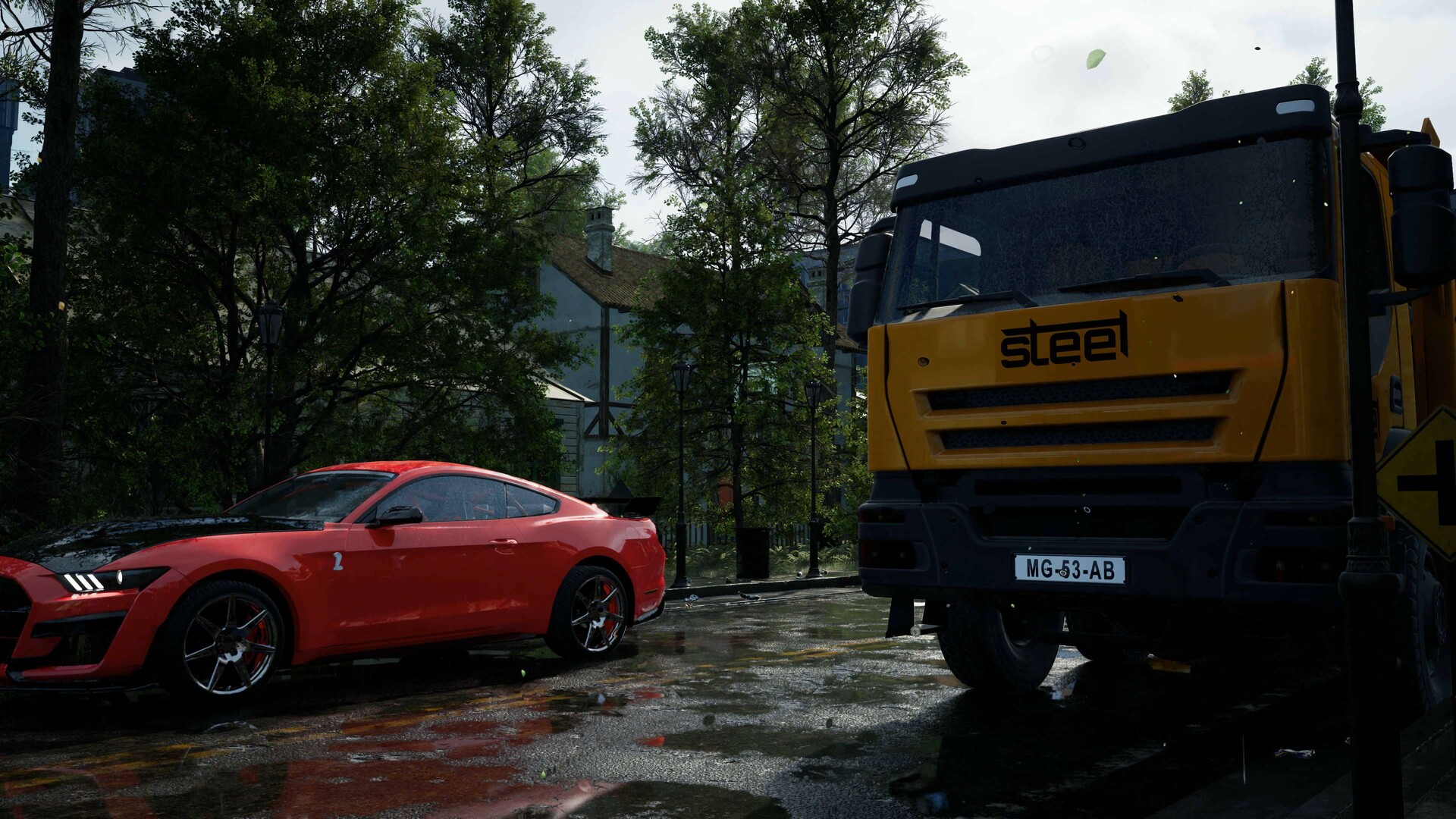 Lehusha Ivan - Rainy Mustang GT500 - but in 8k 60 fps! | UE5 RTX Real ...