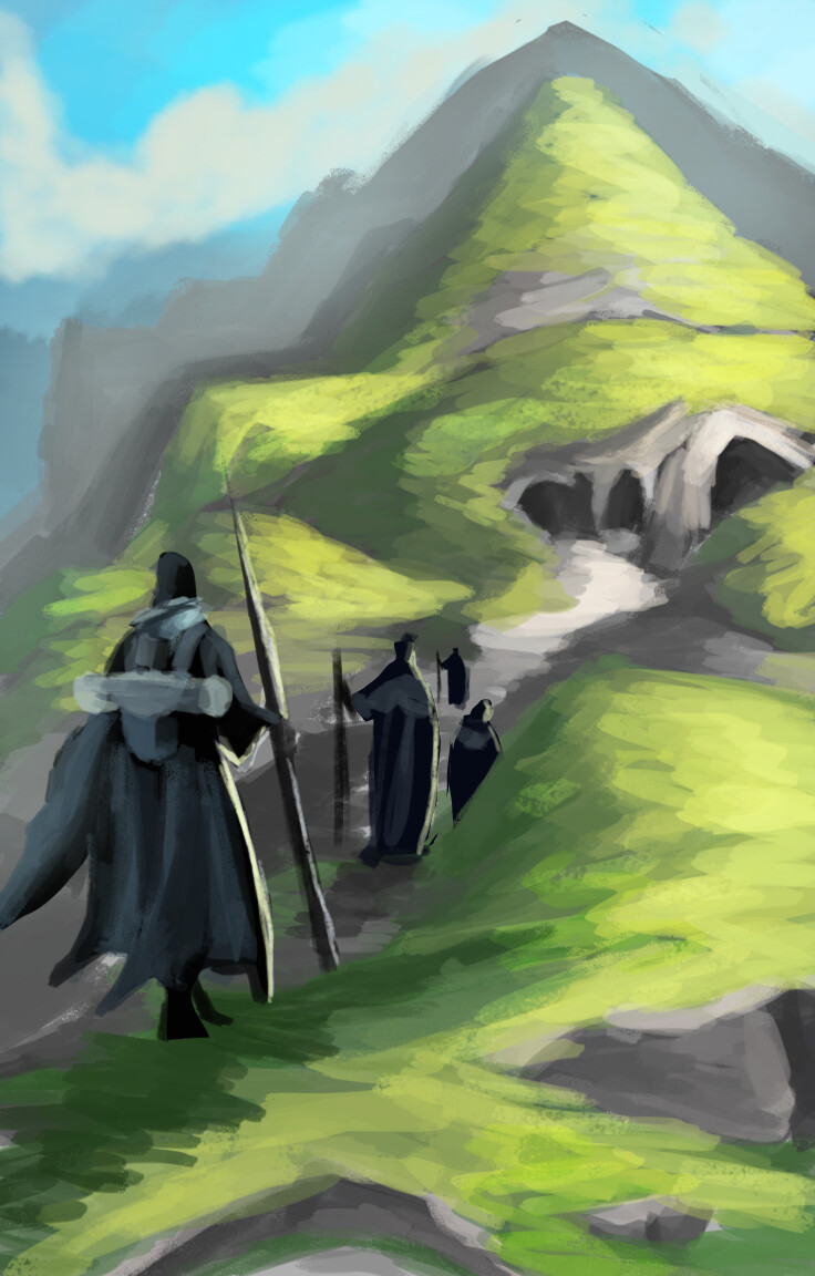 ArtStation - The cave path