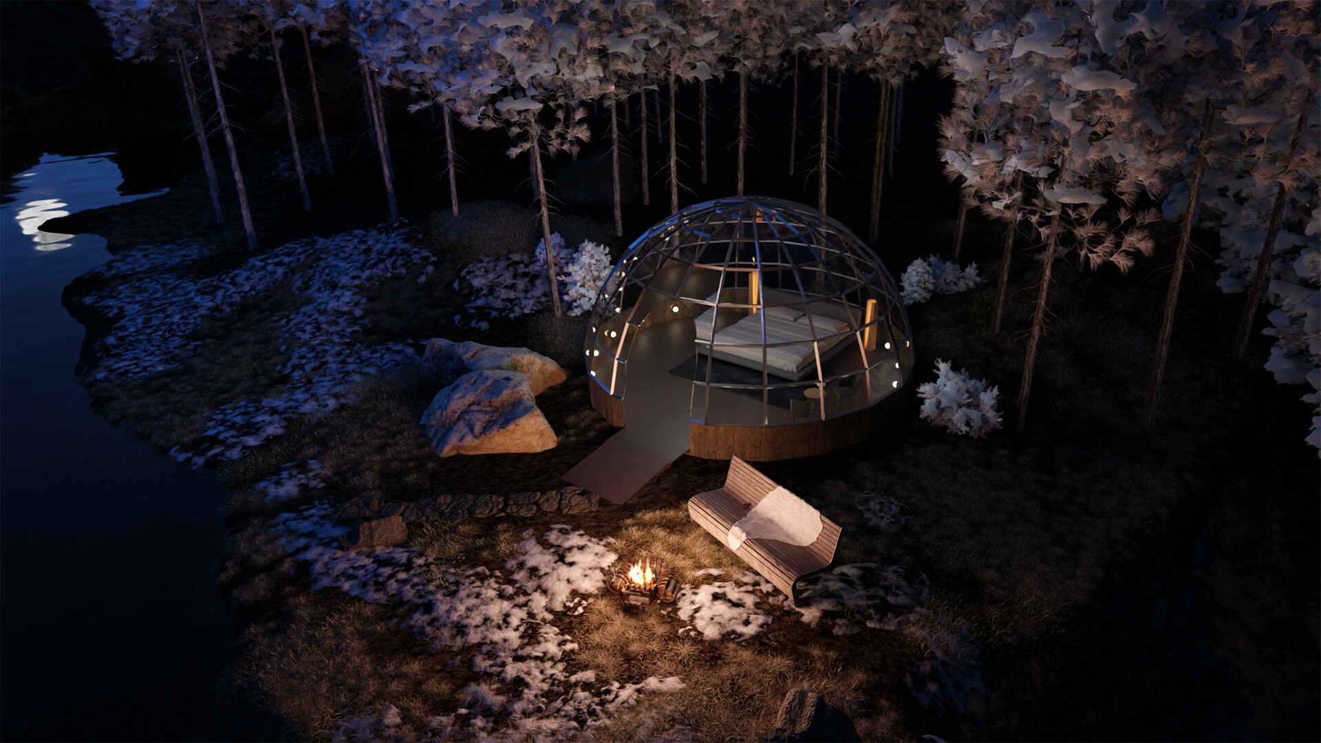 ArtStation - Glass Igloo