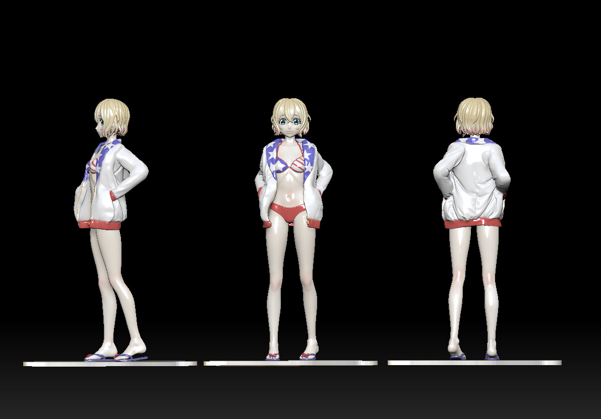 ArtStation - Rental GirlFriend - Nanami Mami