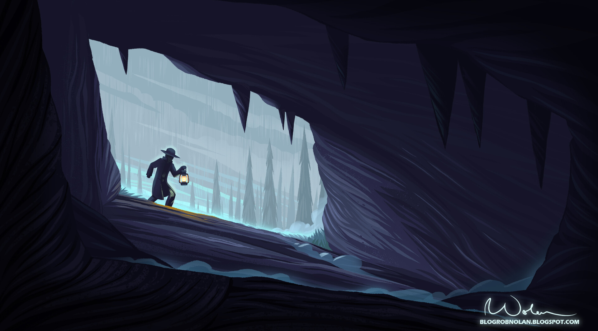 ArtStation - Cave Entrance