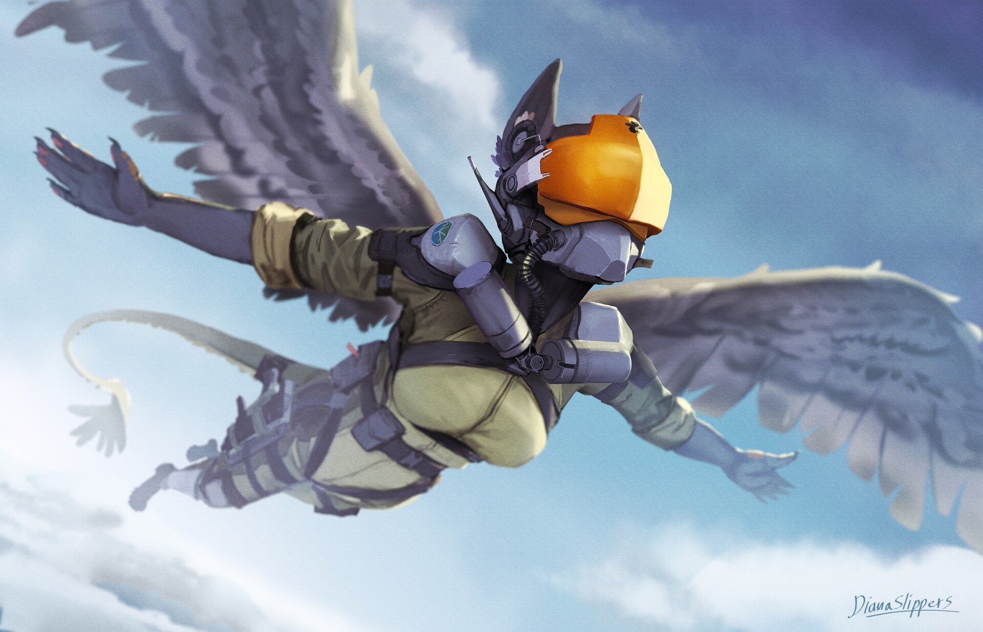 ArtStation - Soaring commission