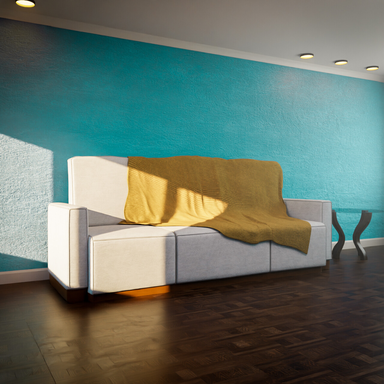 ArtStation - Sofa in the living room