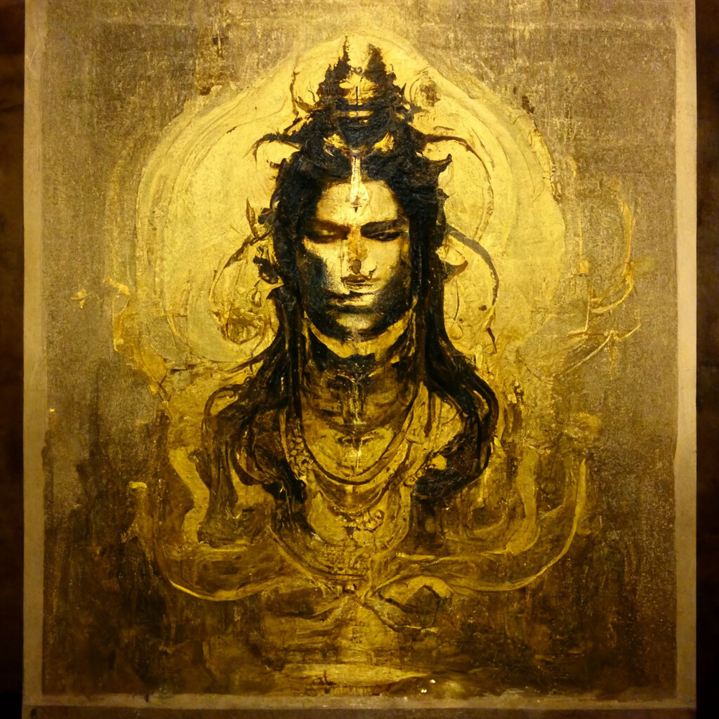 ArtStation - Lord Shiva Painting