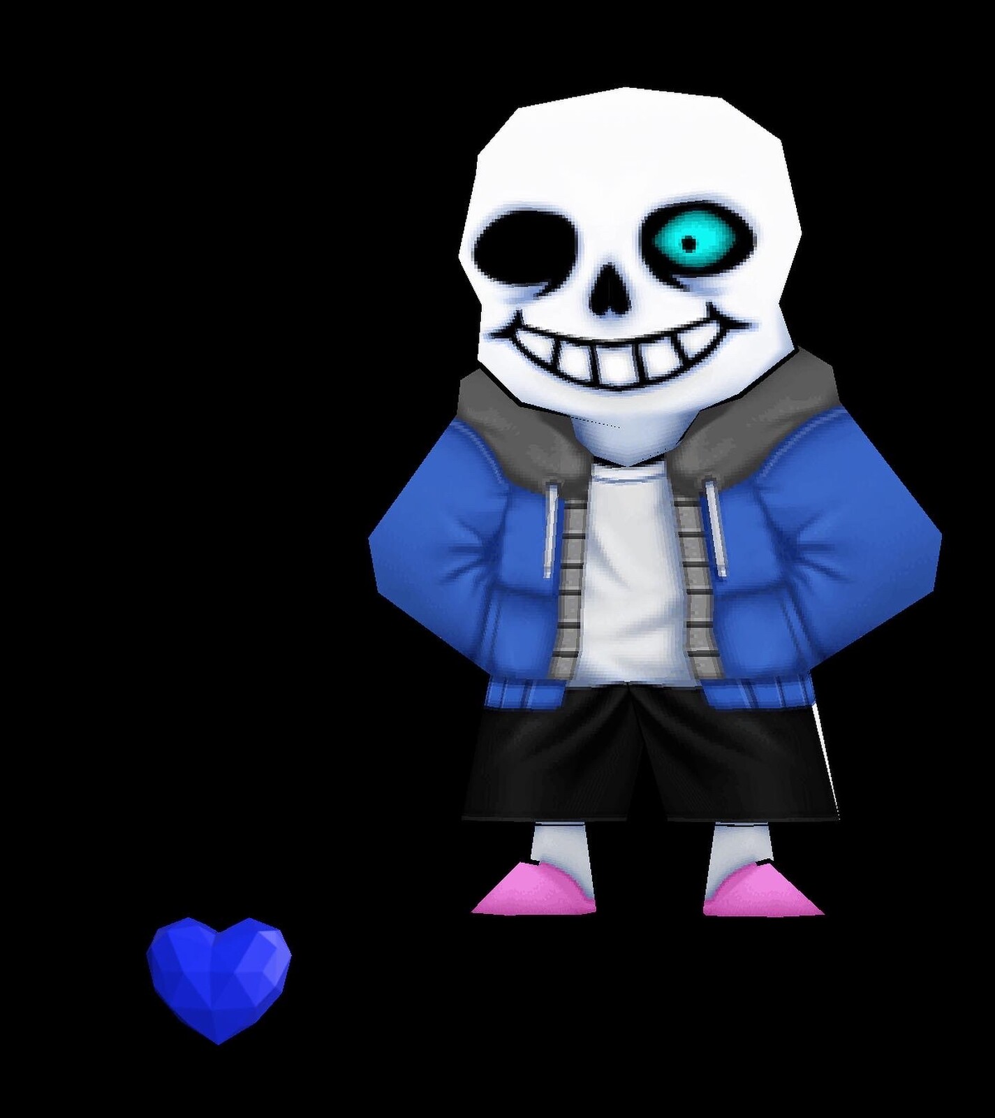 Hi - UNDERTALE lowpoly Sans