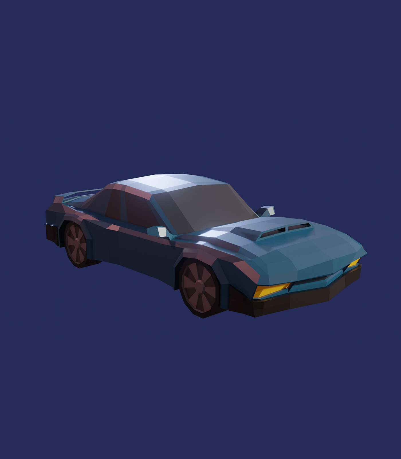 ArtStation - Low Poly Car
