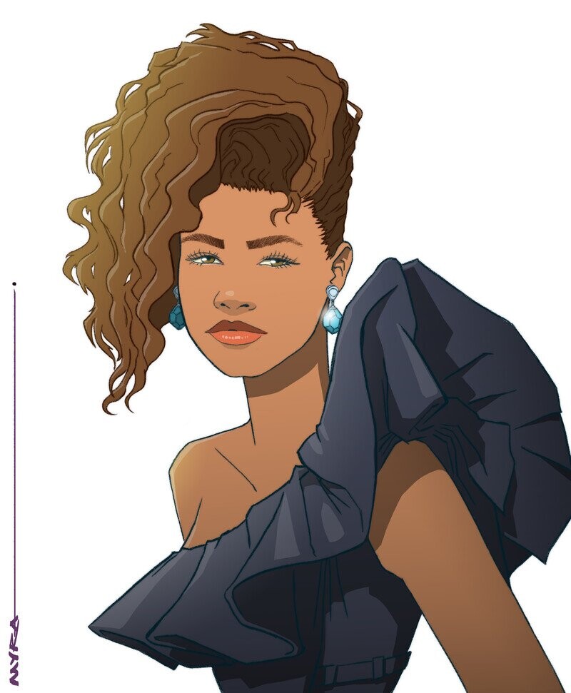 ArtStation - Zendaya Character design