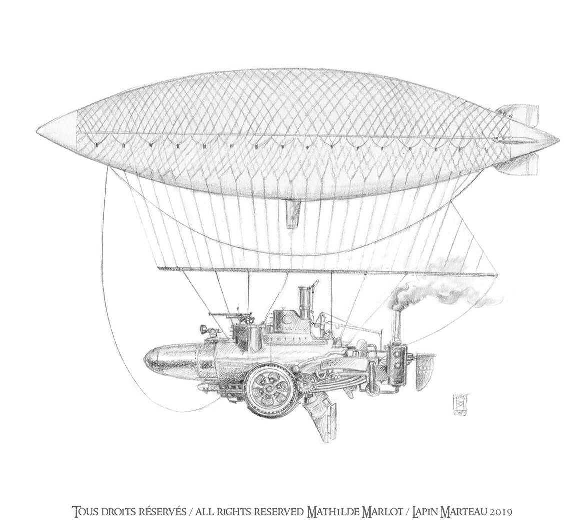 ArtStation - Steampunk flying machines