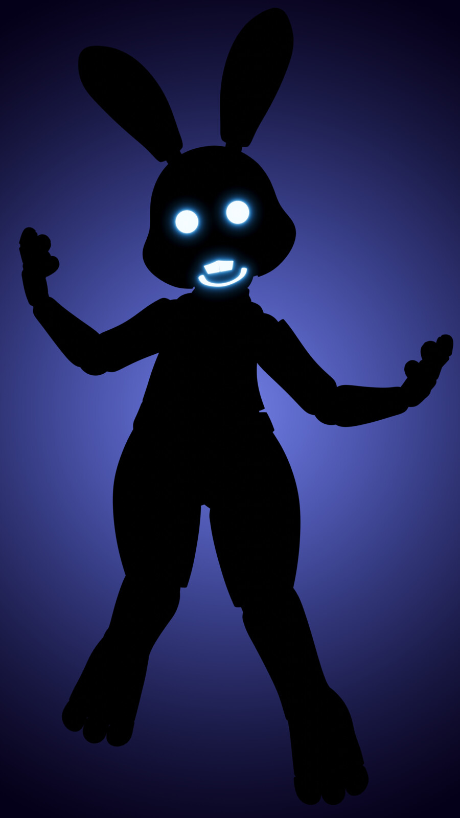 Ashley Lewis-Lopez - [FNAF] Stylized Toy Bonnie model