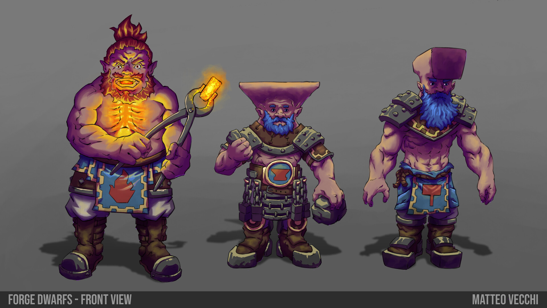 ArtStation - Forge Dwarfs