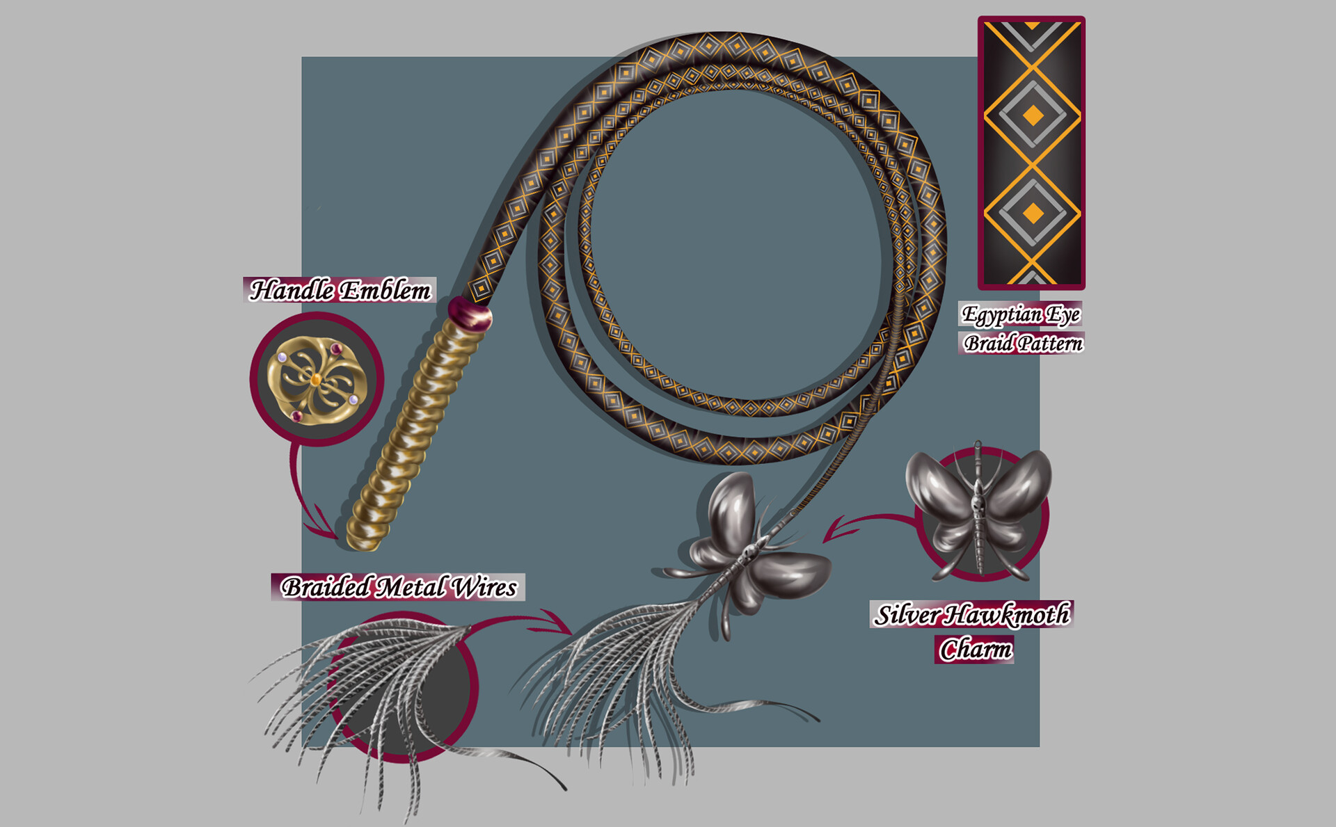 ArtStation - Captain's Whip (Prop Design)