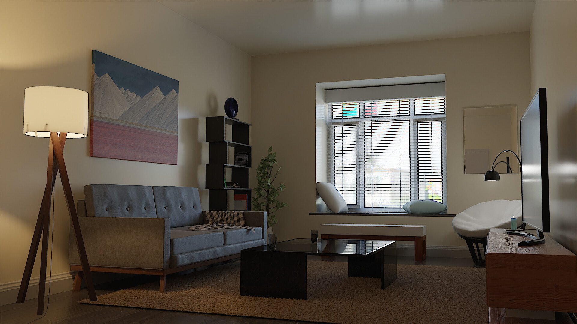 ArtStation - Modern interior - Tutorial by Stephen Pearson (Skillshare)